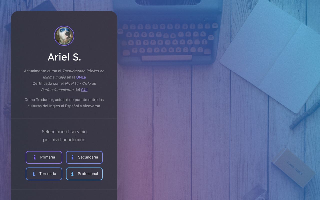 Estudiante Traductor Independiente